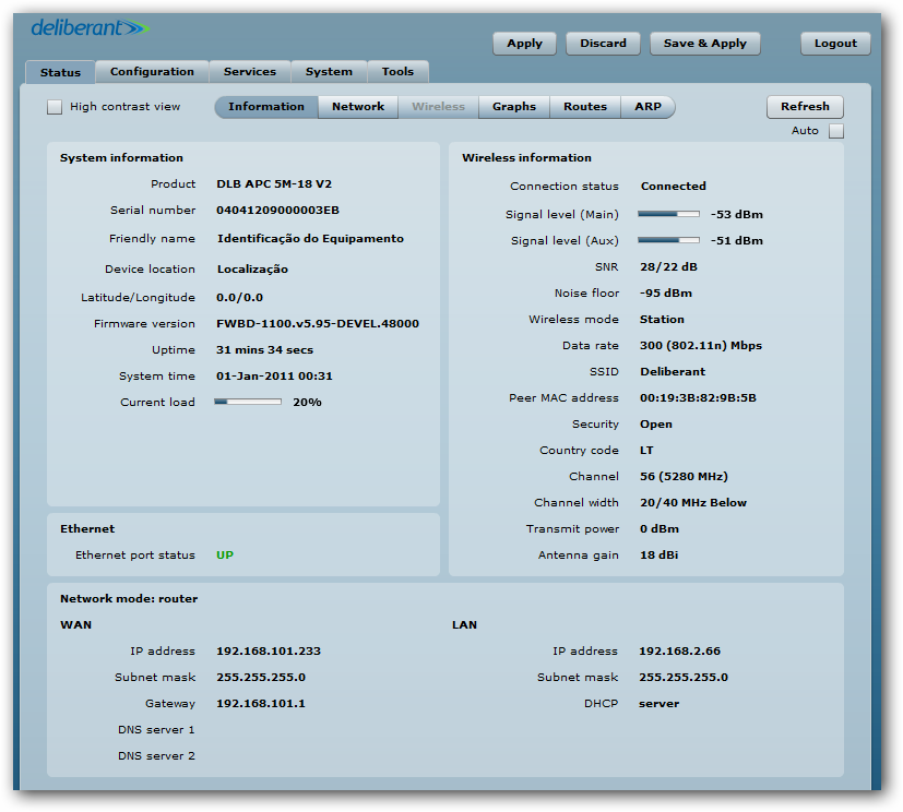 Connection - LigoWave knowledge base