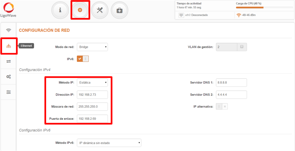 cliente - LigoWave knowledge base