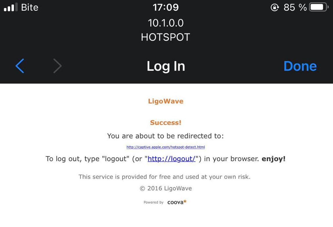 from_phone - LigoWave knowledge base